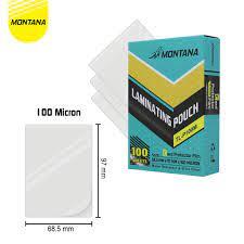 Jual Plastik Laminating KTP Montana 100 Micron (1 Lembar) MurahMurahATK ...