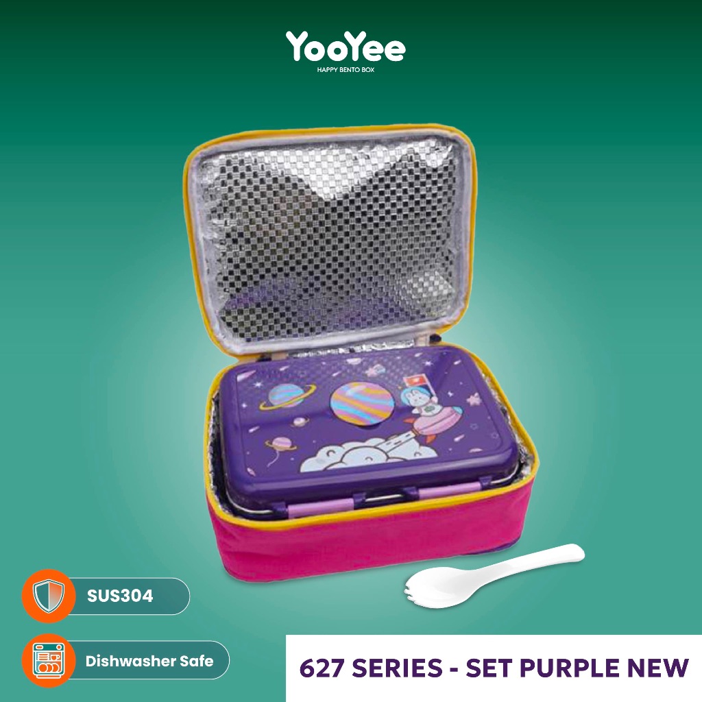 Jual Yooyee 627 Kotak Makan Lunch Box Tempat Makan Stainless 3 sekat ...