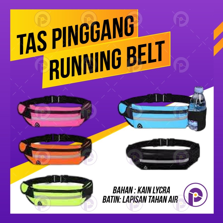 Jual Tas pinggang Running Belt Pria Wanita olahraga weistbag lari Tas ...