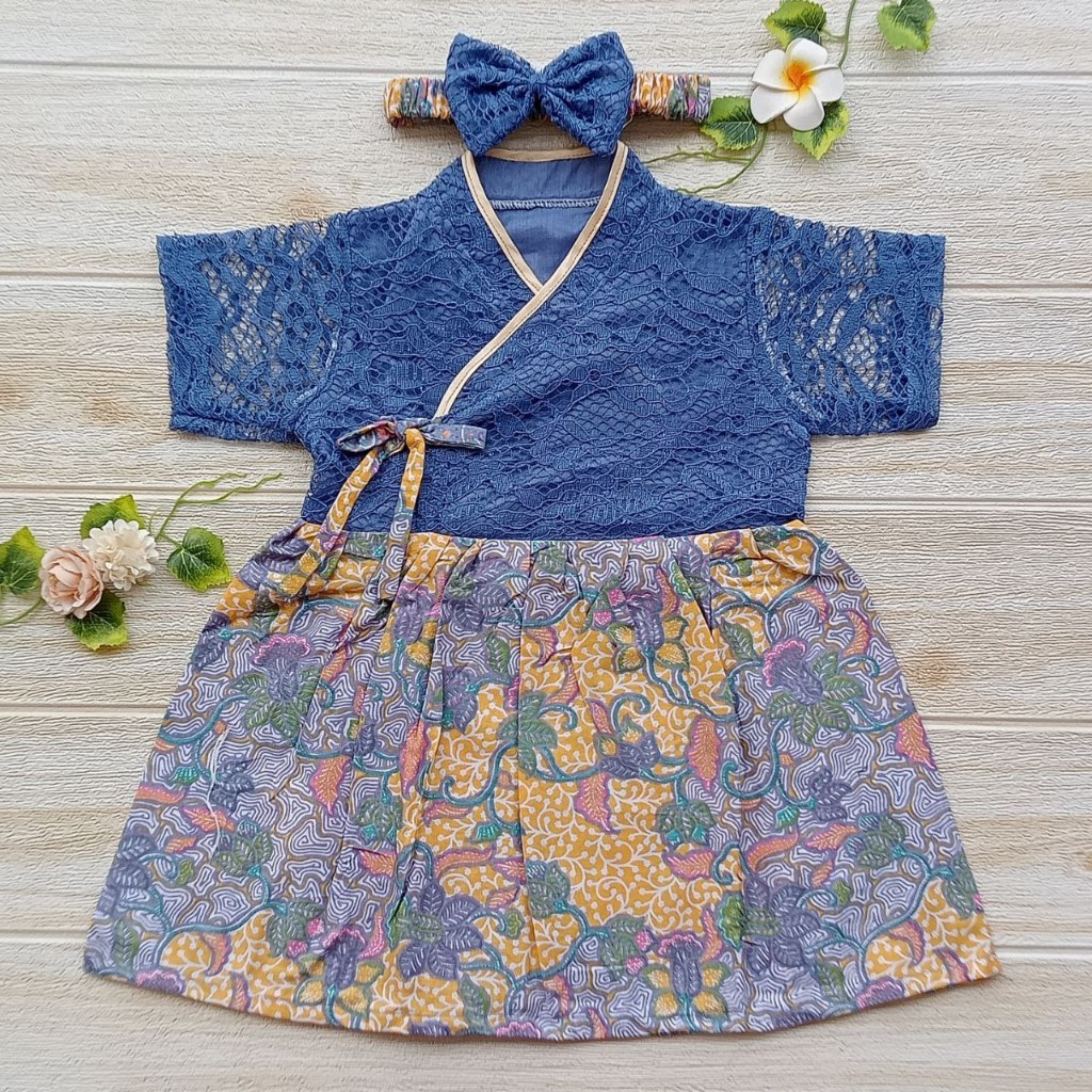 Jual Hanbok Anak / Hanbok Batik / Hanbok Brokat warna Ungu Keabuan ...