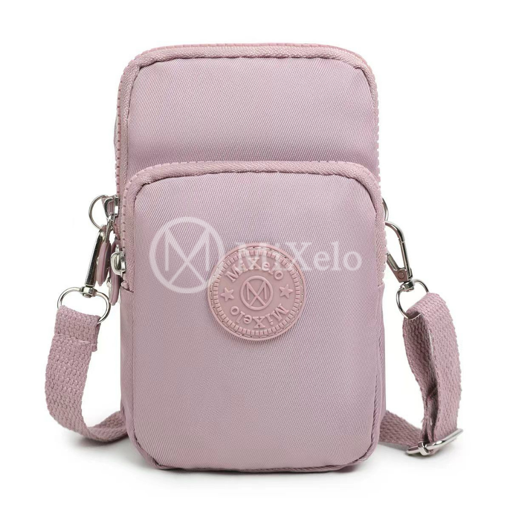 Jual Tas selempang mini Mixelo slingbag nylon 3 ruang / tas tangan ...
