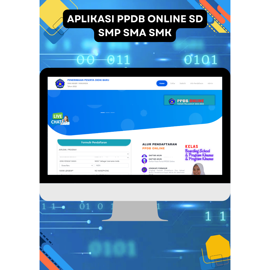Jual Aplikasi PPDB Online SD SMP SMA SMK | Shopee Indonesia