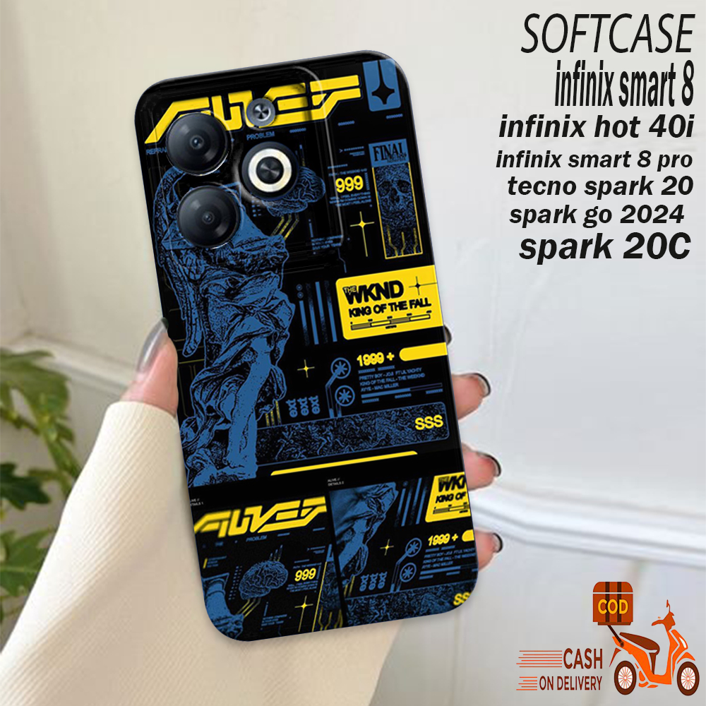 Jual SOFTCASE PROCAMERA INFINIX HOT 40i/ SMART 8/ SMART 8 PRO/TECNO SPARK 20/ SPARK 20C/ SPARK ...