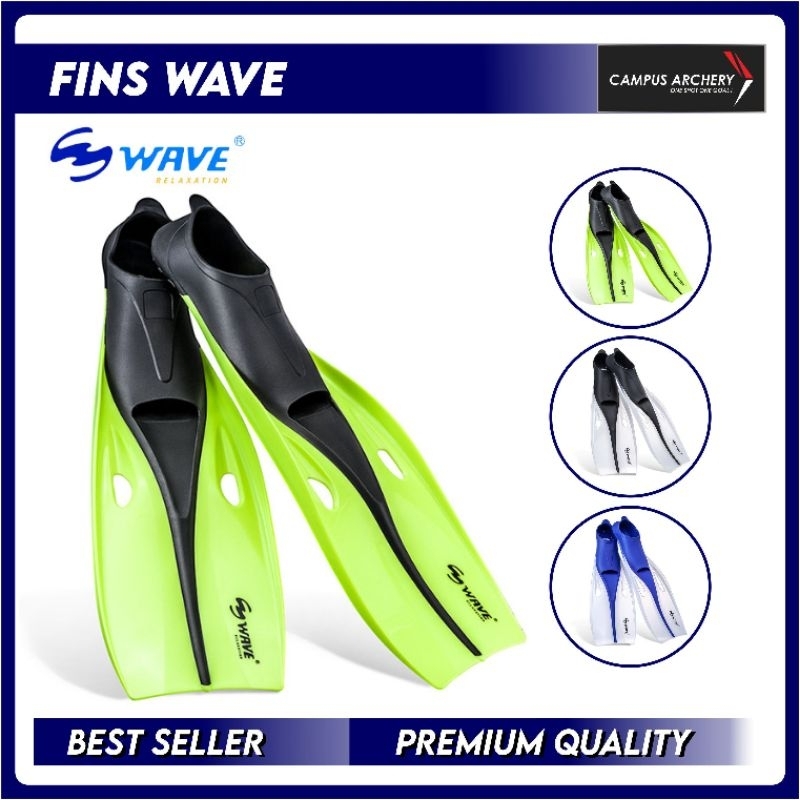 Jual FIN WAVE CAKEP HIJAU PROFFESIONAL FLIPPER SNORKELING MAN WOMAN ...