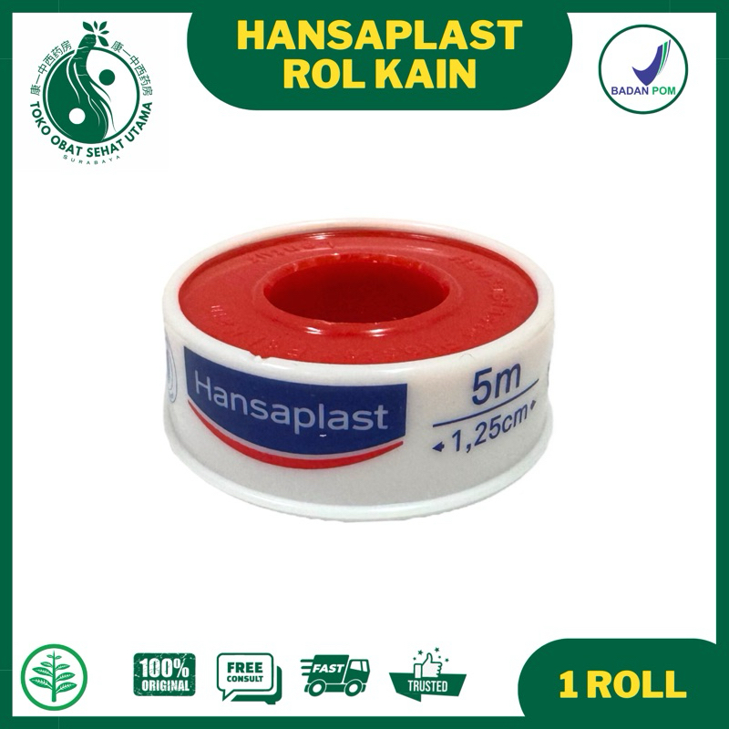 Jual HANSAPLAS PLESTER ROL KAIN (1 ROLL) | Shopee Indonesia