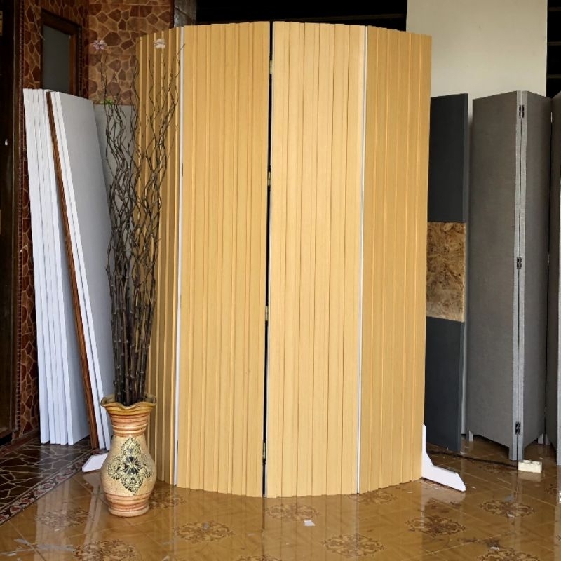 Jual sekat ruangan tipe wpc01 4 panel | Shopee Indonesia