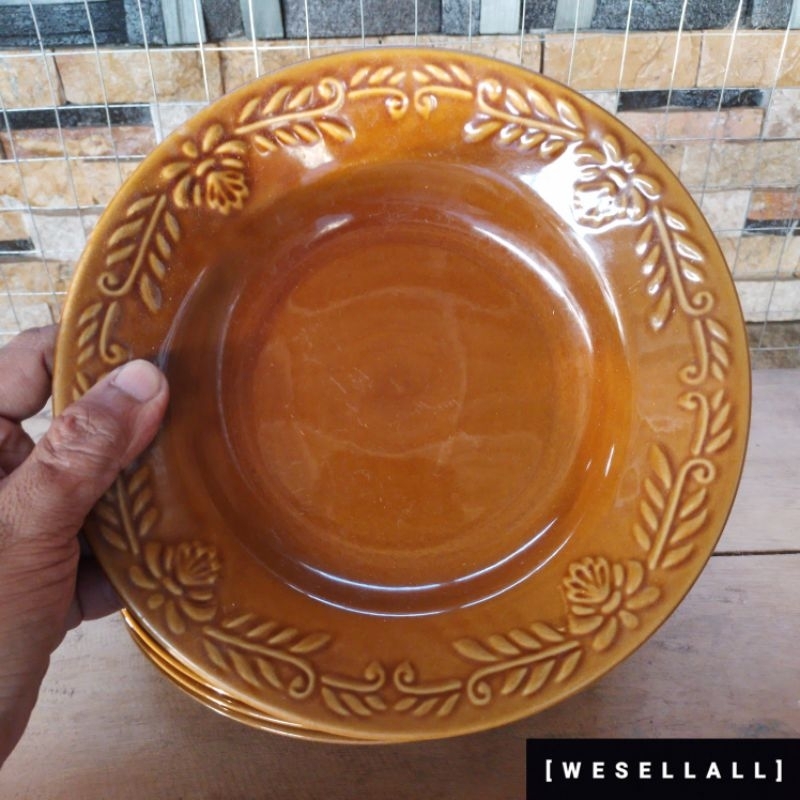 Jual TM Piring Keramik BuKrim 21 cm | Piring Keramik | Piring Cantik ...