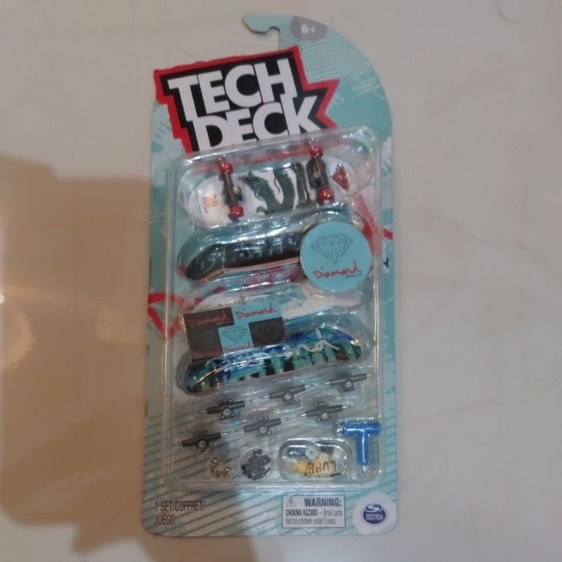 Jual Tech Deck Fingerboard Diamond (4 pcs) | Shopee Indonesia