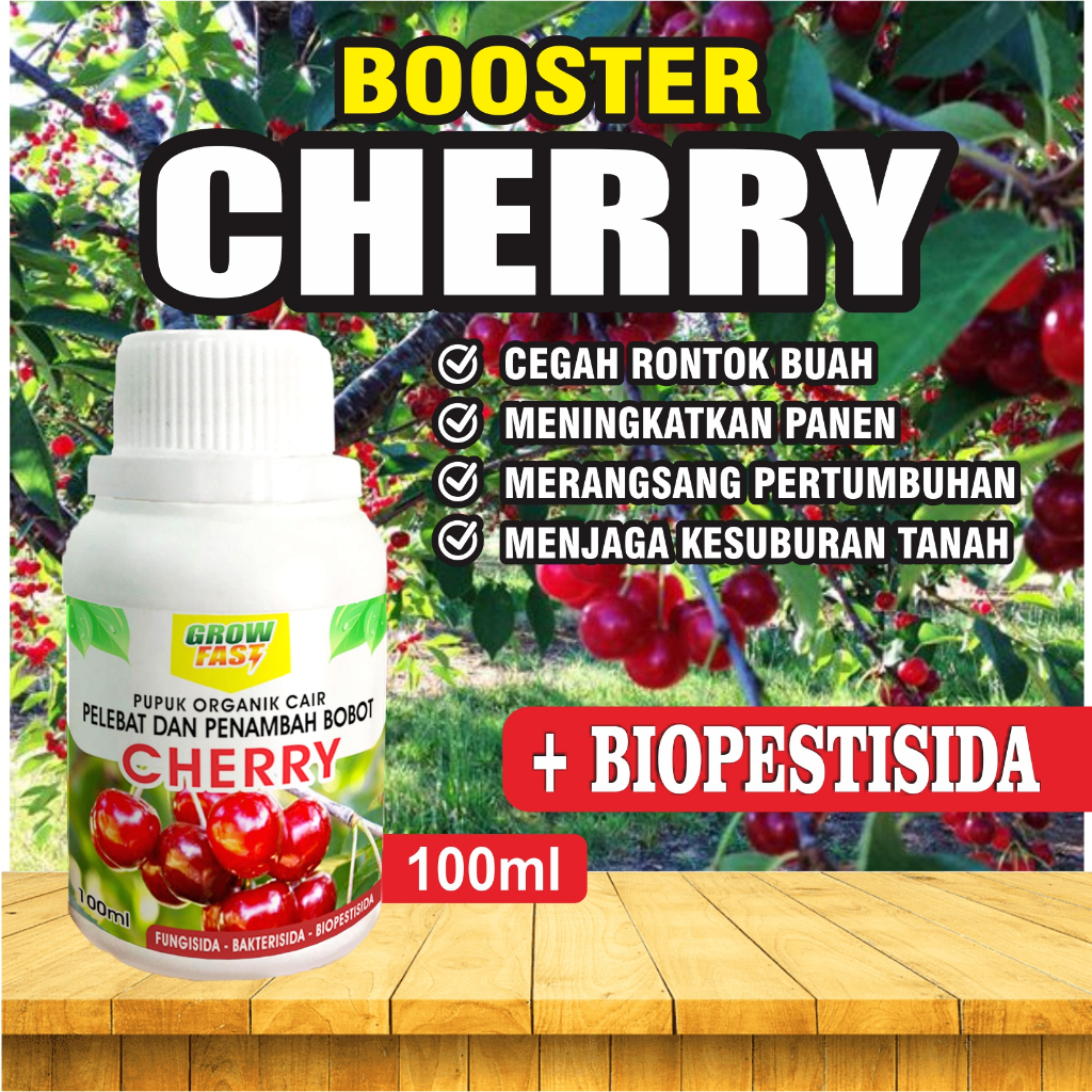 Jual Pupuk Booster Cherry 100ml pupuk organik pelebat cherry pupuk ...