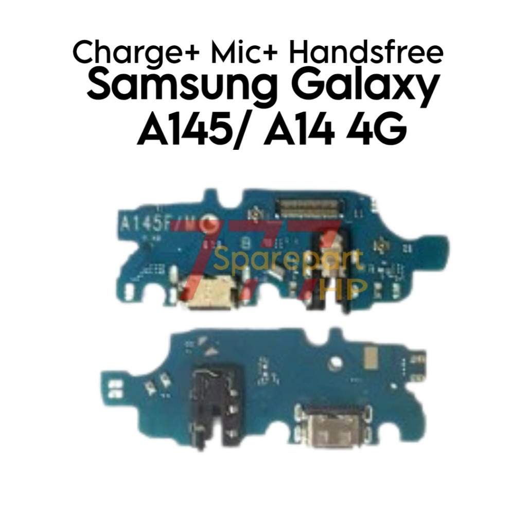 Jual Papan PCB Konektor Charger + Mic + Handsfree Samsung Galaxy A14 / A1A5 / SM-A145F / SM ...