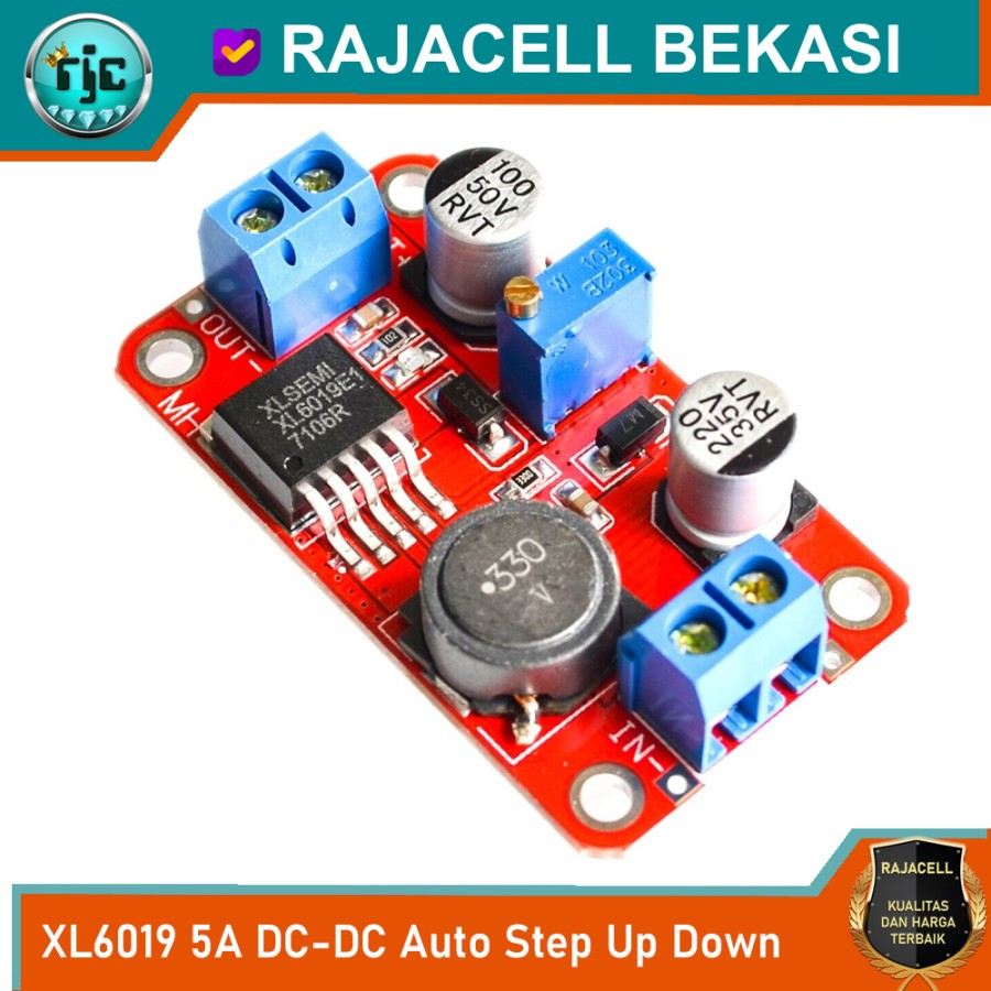 Jual XL6019 5A DC-DC Auto Boost Buck Adjustable Step Up Down Stepdown | Shopee Indonesia