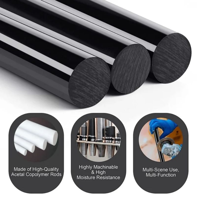 Jual Polyacetal POM Batangan ( POM ROD ) Tebel 45mm x 100cm | Shopee Indonesia