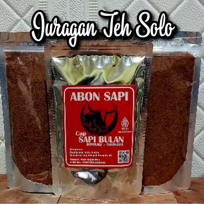 Jual ABON SAPI TANPA SERAT Cap SAPI BULAN, Berat 250g | Shopee Indonesia