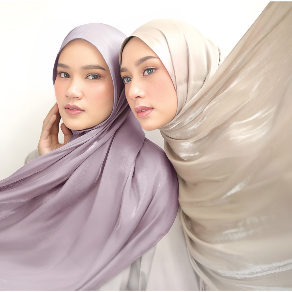 Jual 𝐉𝐀𝐂𝐄-PASHMINA SHIMMER SILK Youryu Hijab Pasmina Syal Yoryu Arabian ...