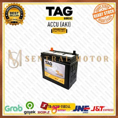 Jual Accu aki mobil kering hybrid 55B24L | Shopee Indonesia