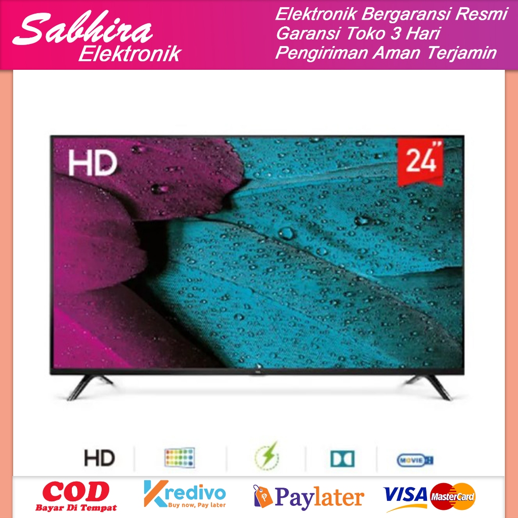 Jual TV LED 24 INCH TCL 24B5 LED TV 24 INCH HD READY ( Khusu Wilayah ...