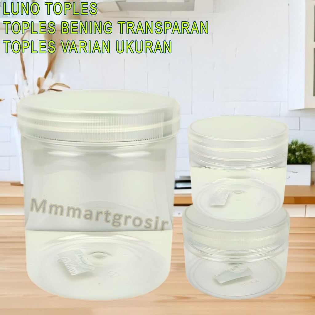 Jual Luna Toples / Toples Jar Bening / Toples Varian Ukuran / Toples ...