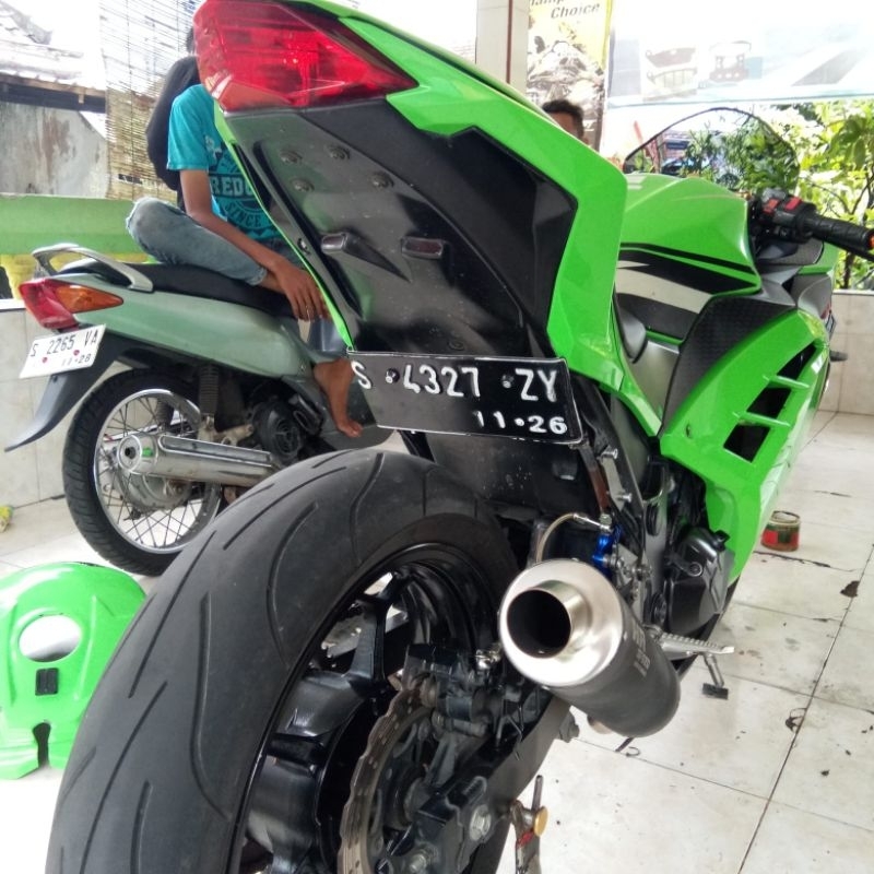 Jual FREE ONGKIR dudukan plat nomor kolong tail tidy ninja 250 FI 250FI ...