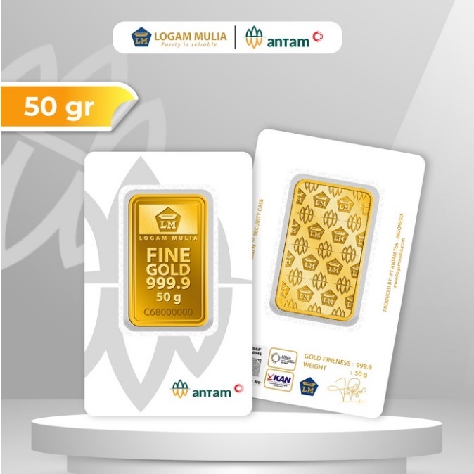 Jual LM ANTAM 50 GR CertiCard 2024 Terbaru | Shopee Indonesia
