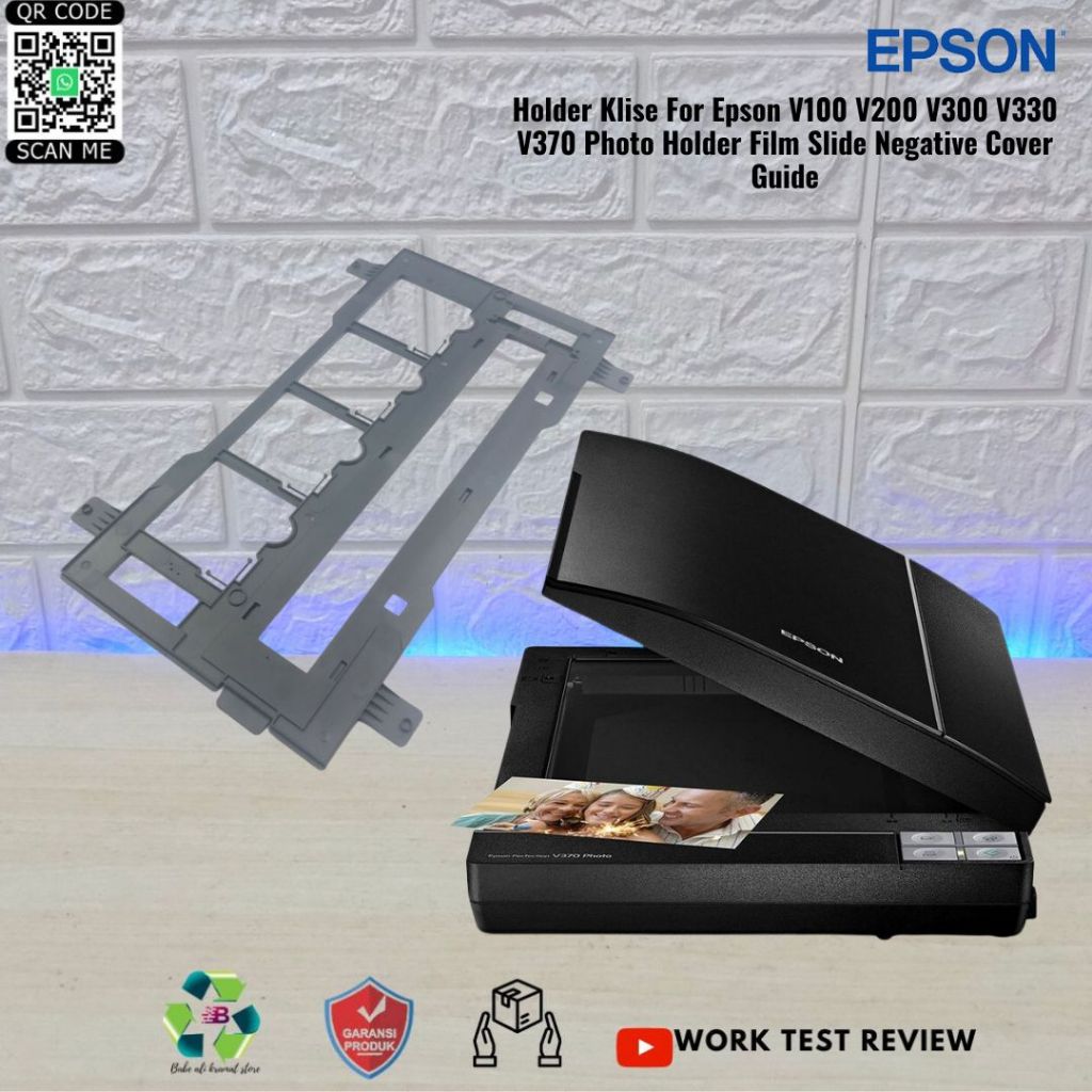 Jual Holder Klise Slide dan 35mm Scanner Epson V100 V200 V300 V330 V370 ...