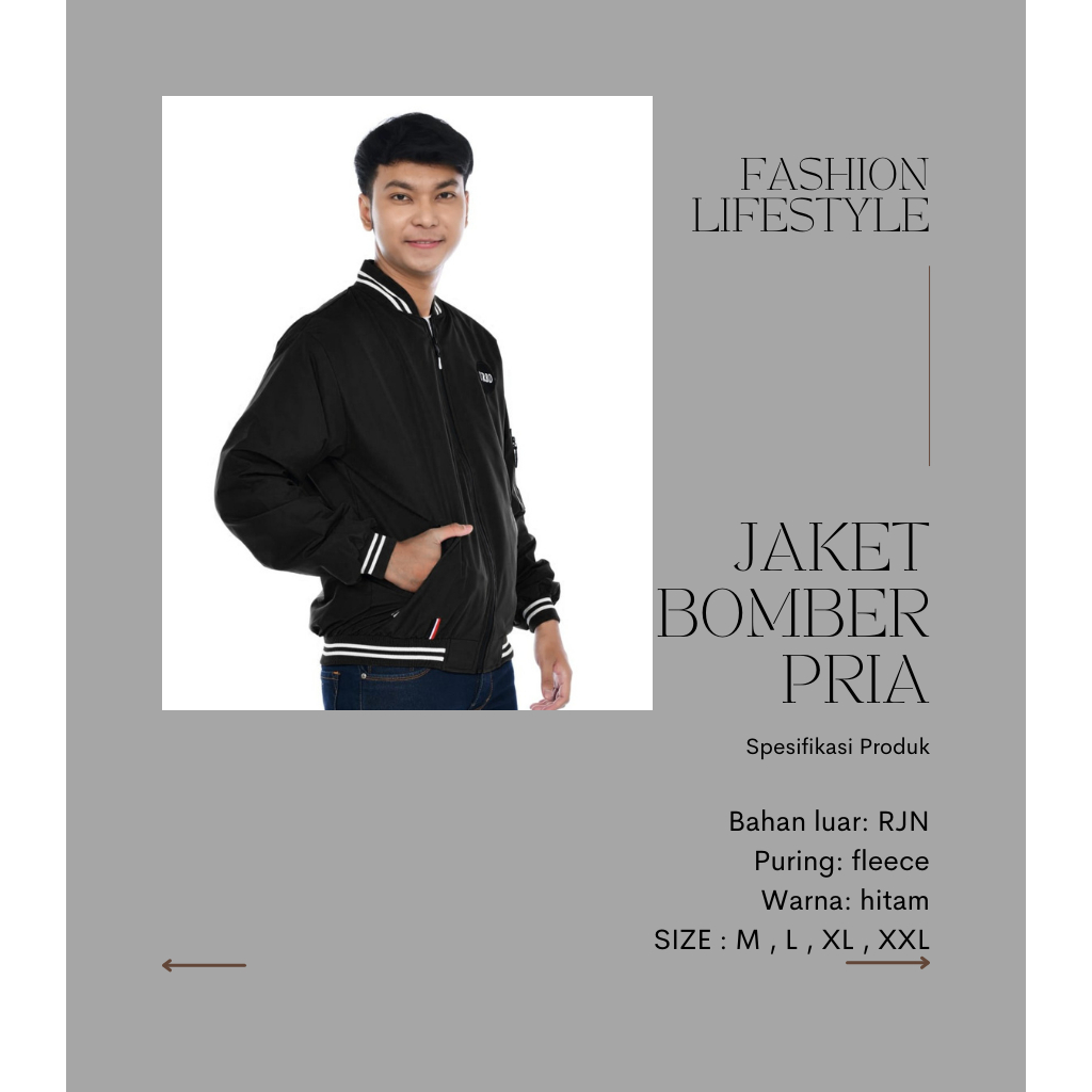 Jual Jaket Bomber Varsity Pria Wanita Bahan Rjn | Shopee Indonesia