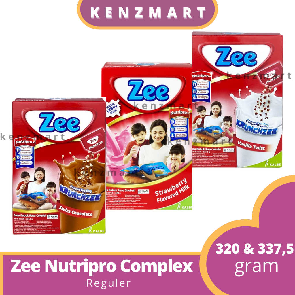 Jual SUSU ZEE - REGULAR 340 GR & 337.5 GR / ZEE NUTRIPRO COMPLEX SUSU ...