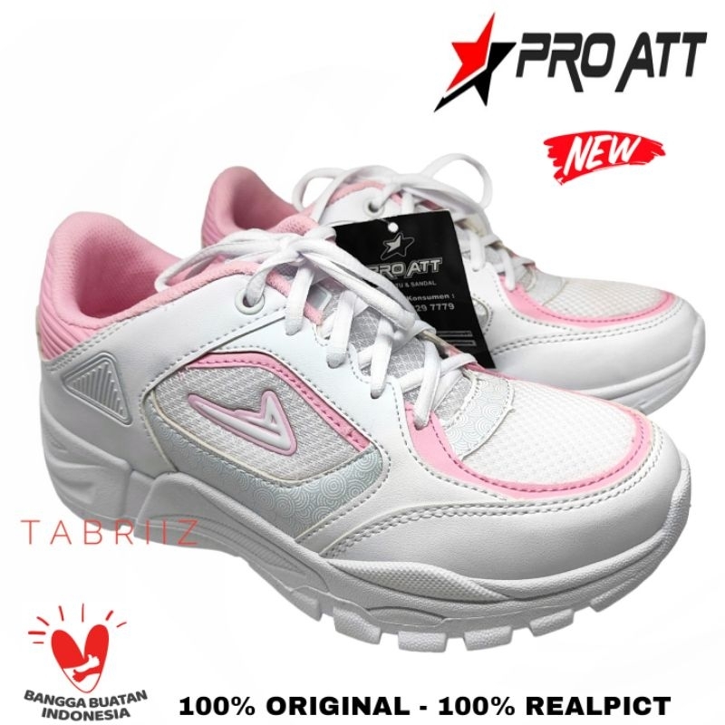 Jual BARU Sepatu Sport PRO ATT Wanita PUTIH - Sepatu Olahraga Wanita ...