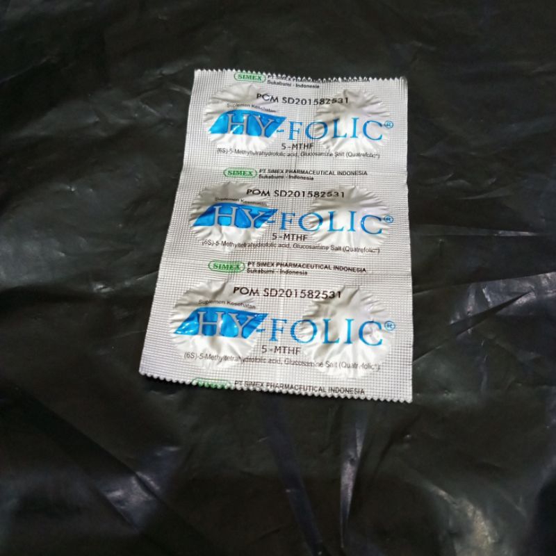 Jual HY FOLIC STRIP 6 TABLET | Shopee Indonesia