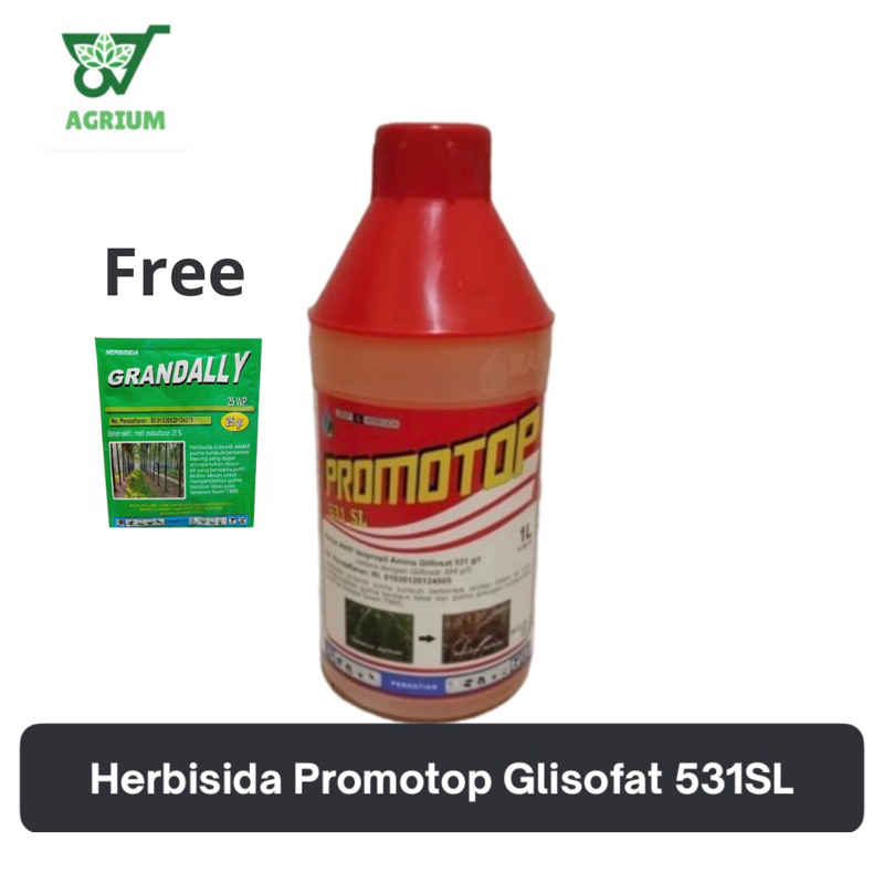 Jual HERBISIDA SISTEMIK RACUN RUMPUT PROMOTOP 531 SL | Shopee Indonesia