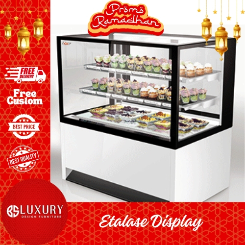Jual Etalase Display Makanan Showcase Food Display Premium Quality ...