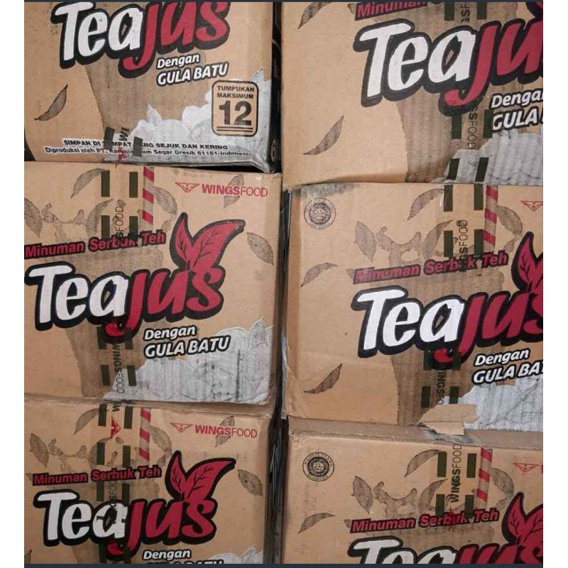 Jual TEA JUS GULA BATU 1 Dus (360 sachet) | Shopee Indonesia