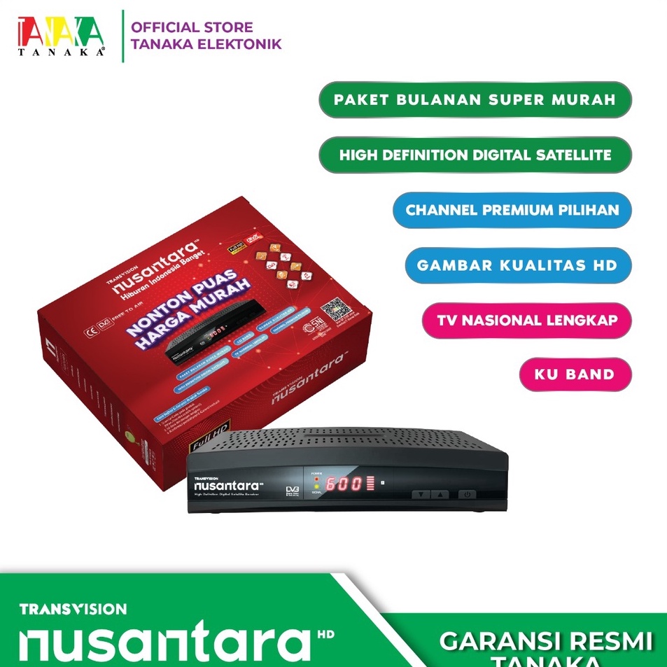 Jual HI RECEIVER TRANSVISION NUSANTARA HD MERDEKA Harga Murah | Shopee ...