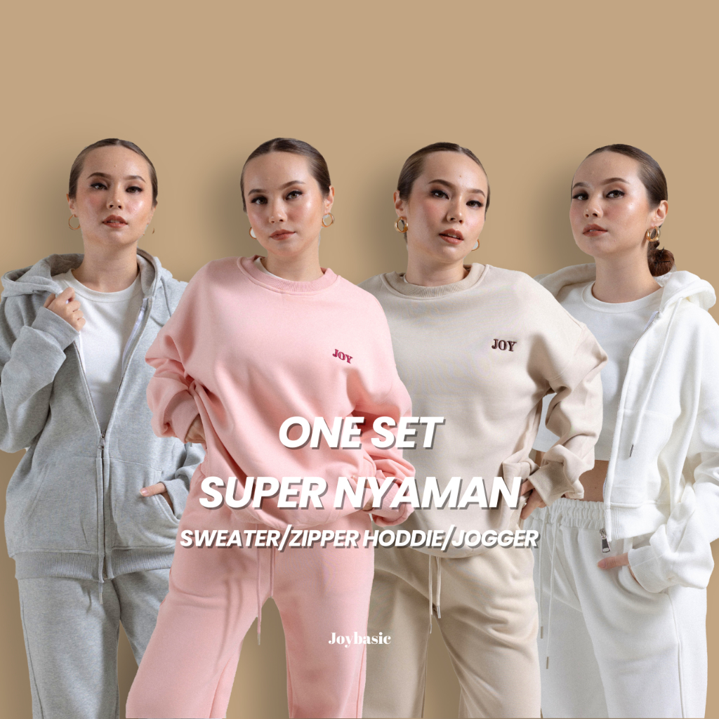 Jual Joybasic Women's Sweater Set | Shopee Indonesia