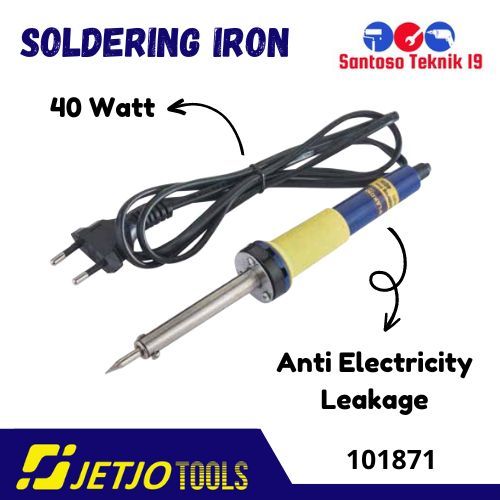 Jual Jetjo Tools Solder Listrik 40 Watt Soldering Iron | Shopee Indonesia