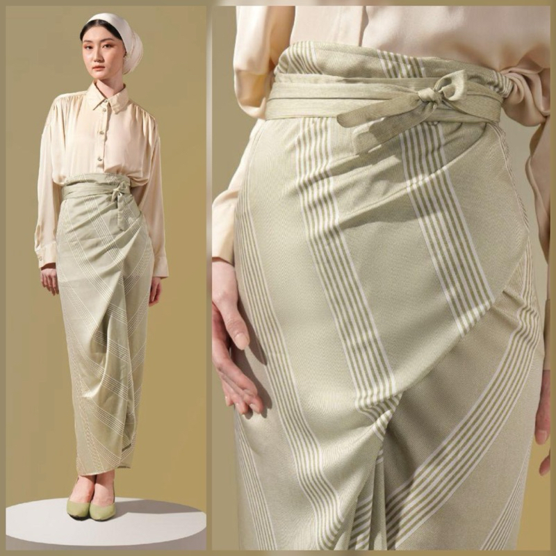 Jual ALEZA - LEAH SARONG SKIRT || mineral series RAYA 2024 | Shopee ...