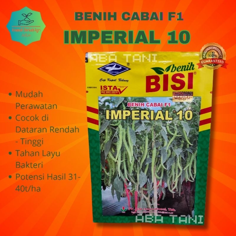 Jual Benih Cabai F1 IMPERIAL 10 ORIGINAL 100% exp 2025 | Shopee Indonesia