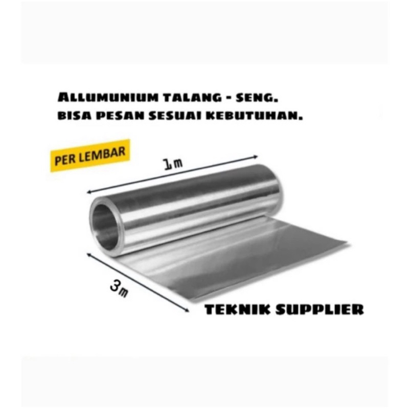 Jual plat alumunium 1mm alumunium roll 1mm harga permeter | Shopee ...