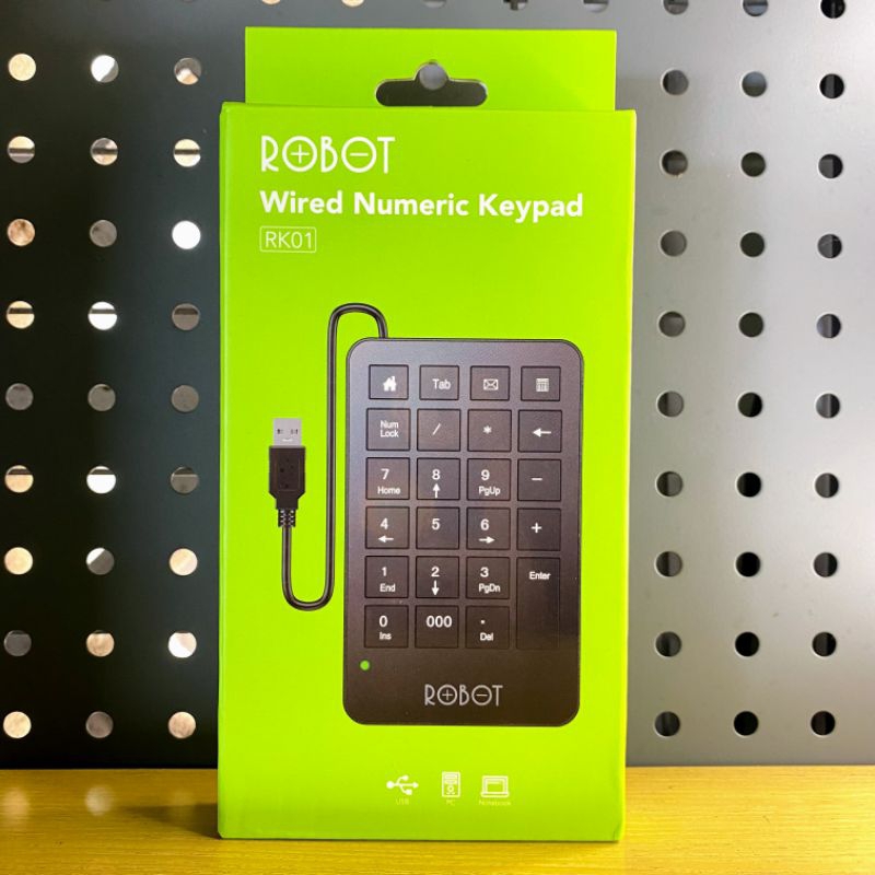 Jual Robot Keyboard Numpad Numeric Keypad Wired RK01 USB Numerik ...