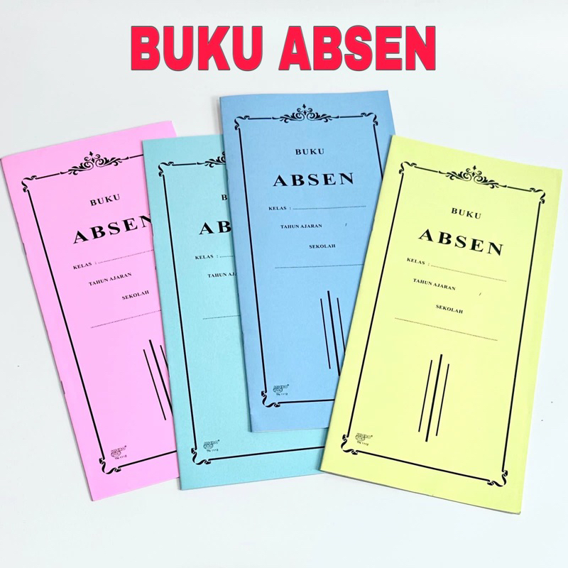 Jual HD Buku Absen Buku Daftar Nilai Siswa/Absensi/Buku Prestasi/Absen ...