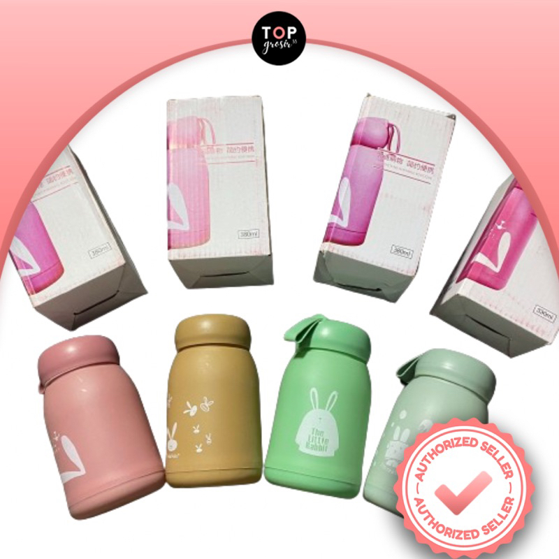 Jual BOTOL RABBIT / BOTOL MINUM KACA KELINCI 330ML Termos Beling Rabbit ...