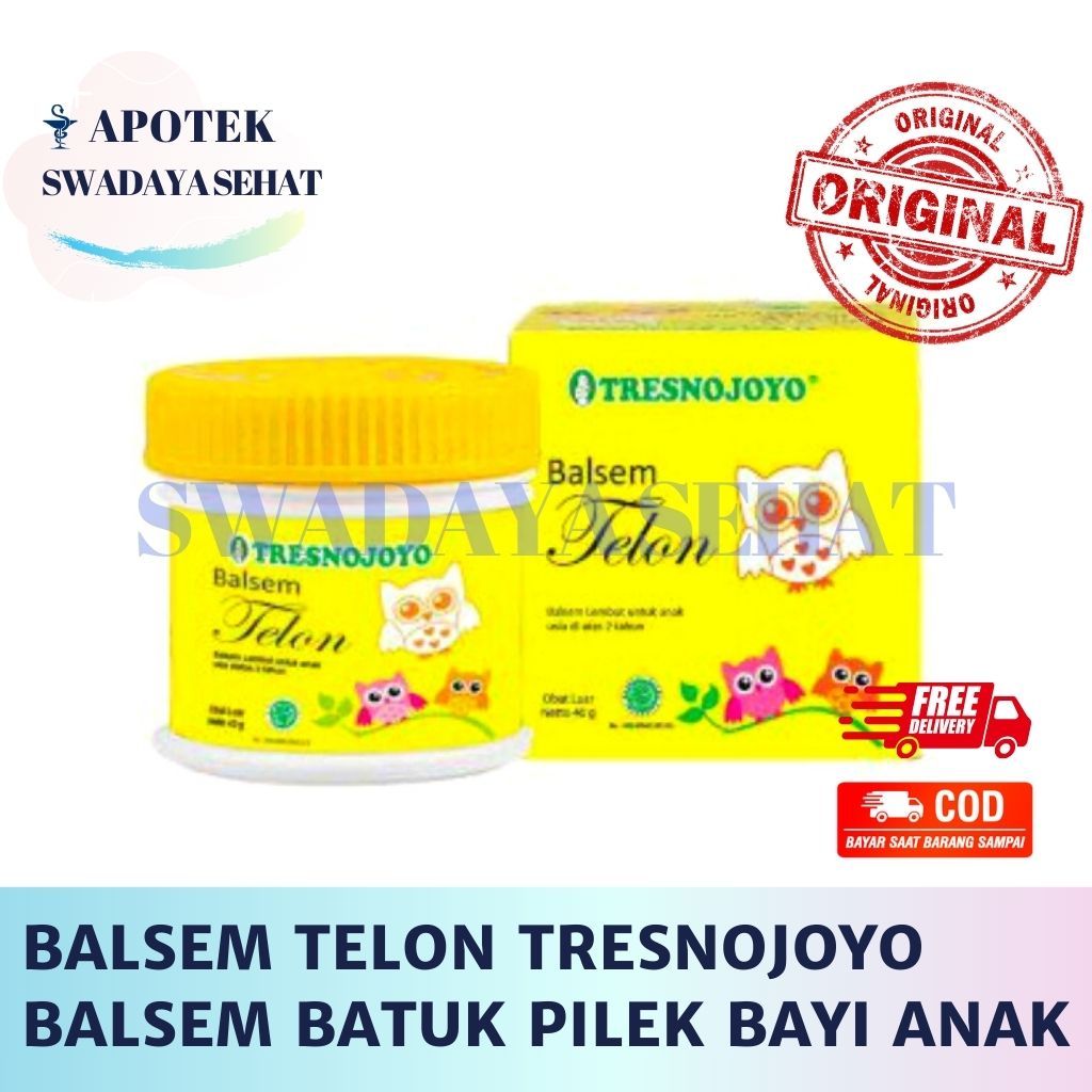 Jual BALSEM TELON Tresnojoyo 40Gram Bayi Anak 20 GR - Redakan Batuk ...