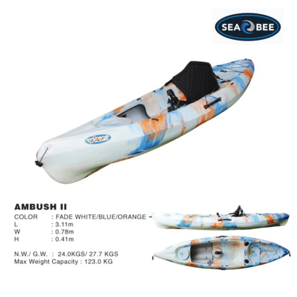 Jual Ambush Kayak fishing /Kayak kano/Wahana Air/Perahu kayak Free ...