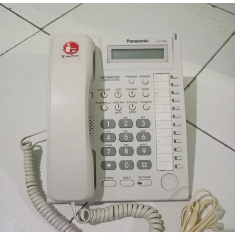 Jual pesawat telephone Panasonic KX-T7730 key telephone second | Shopee Indonesia