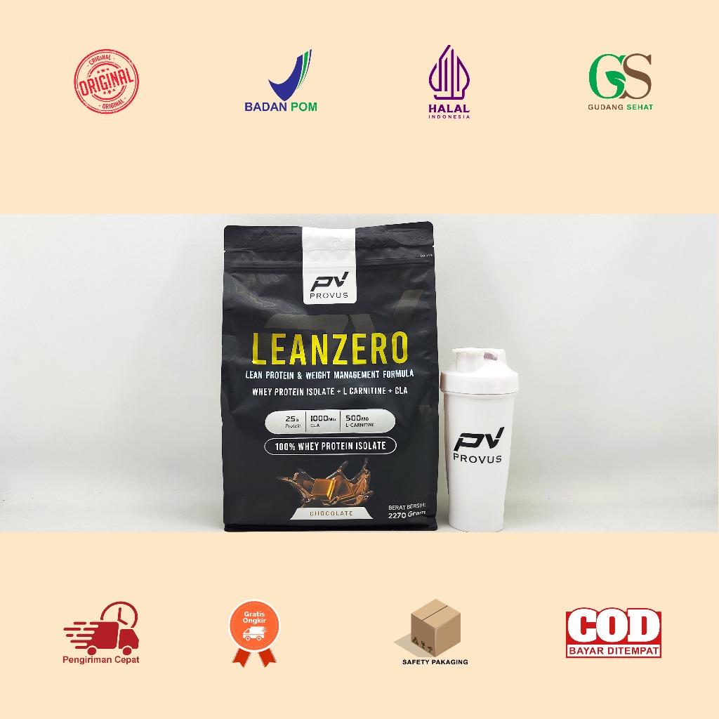 Jual Manado Provus Lean Zero 5 lbs Whey Protein Isolate + LCarnitine ...