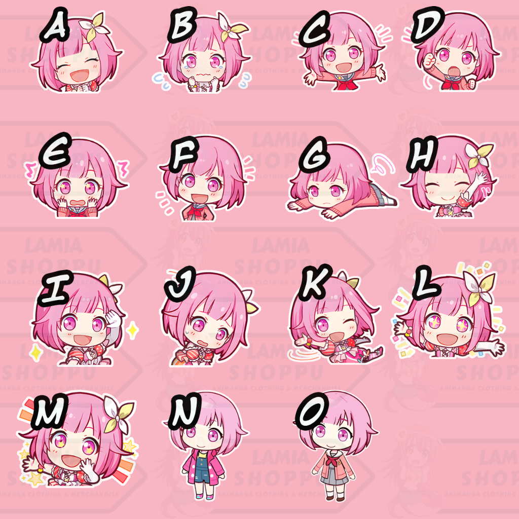 Jual Sticker Project Sekai Emu | Stiker Vinyl Otori Emu Chibi | Stiker ...