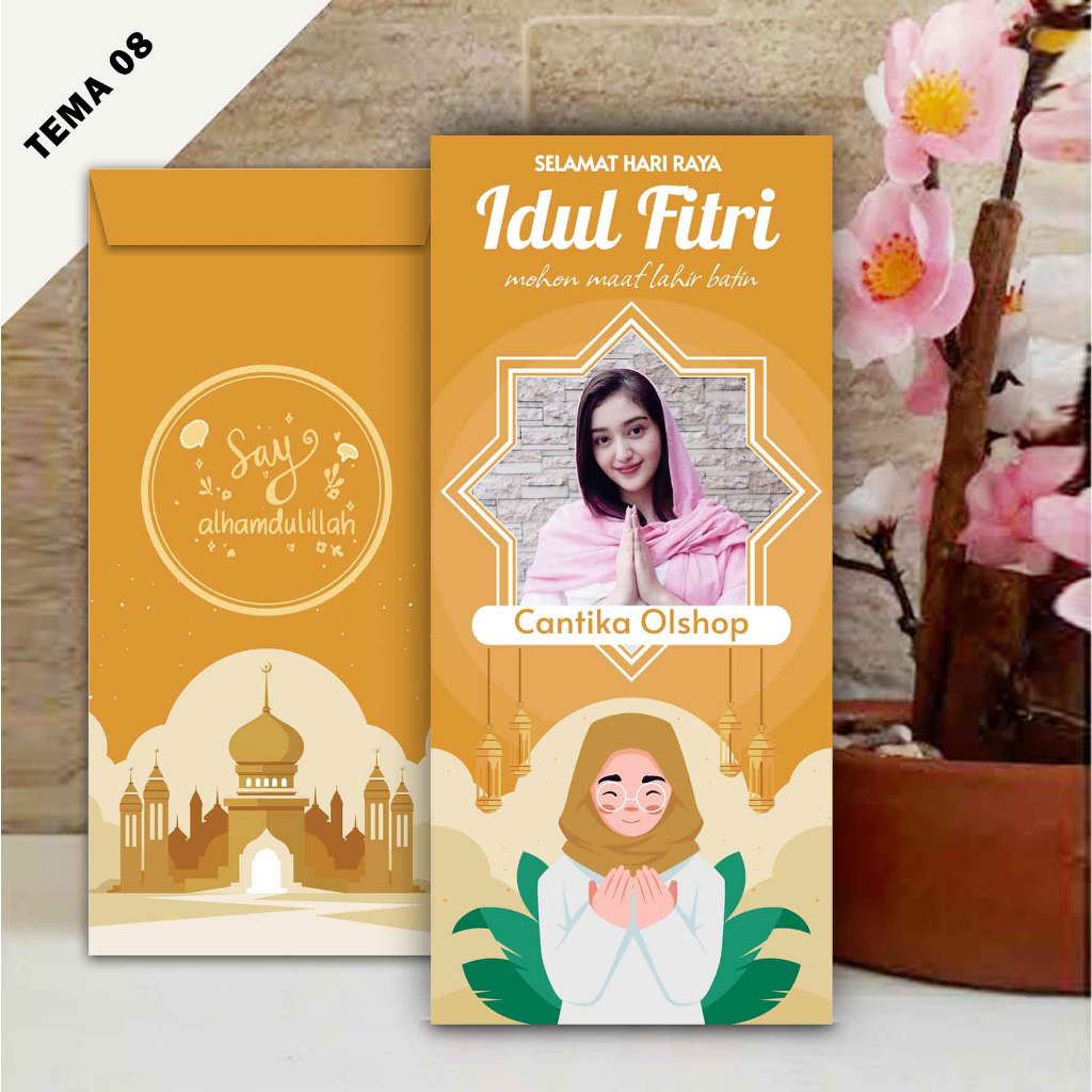 Jual Amplop Angpau Lebaran Custom Foto dan Nama Keluarga Ukuran Besar ...