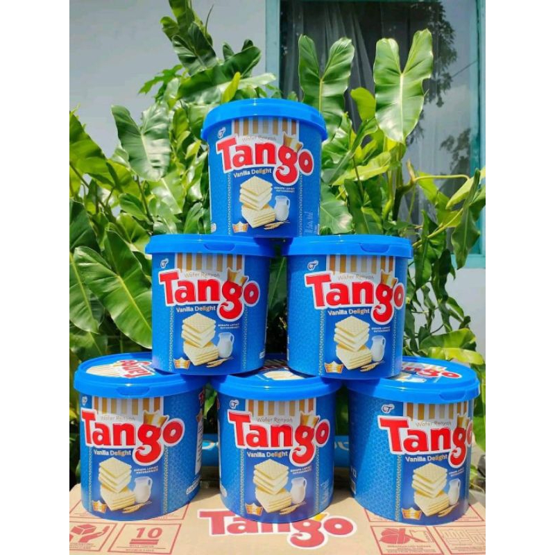 Jual tango wafer kaleng _ tango wafer timba / ember _khusus 1karton ...
