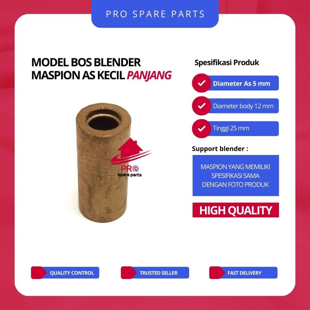 Jual Bos Model Blender Maspion As 5 mm KECIL PANJANG - Boshing Pipa ...