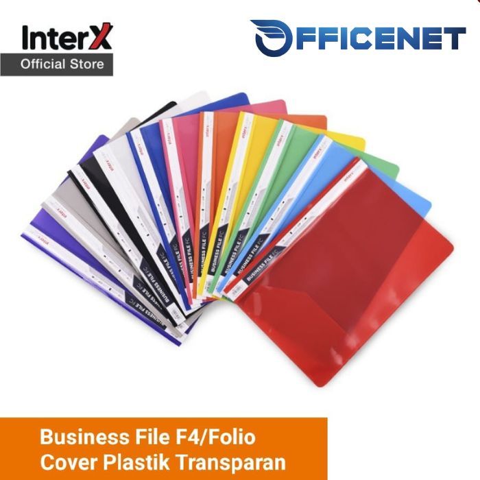 Jual 12PCS INTERX BUSINESS FILE A4 F4 MAP SNELL MAP BENING JEPIT ...