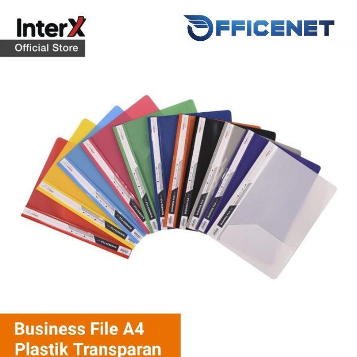 Jual INTERX BUSINESS FILE A4 F4 MAP SNELL MAP PLASTIK TRANSPARAN JEPITAN DOKUMEN BISNIS | Shopee ...